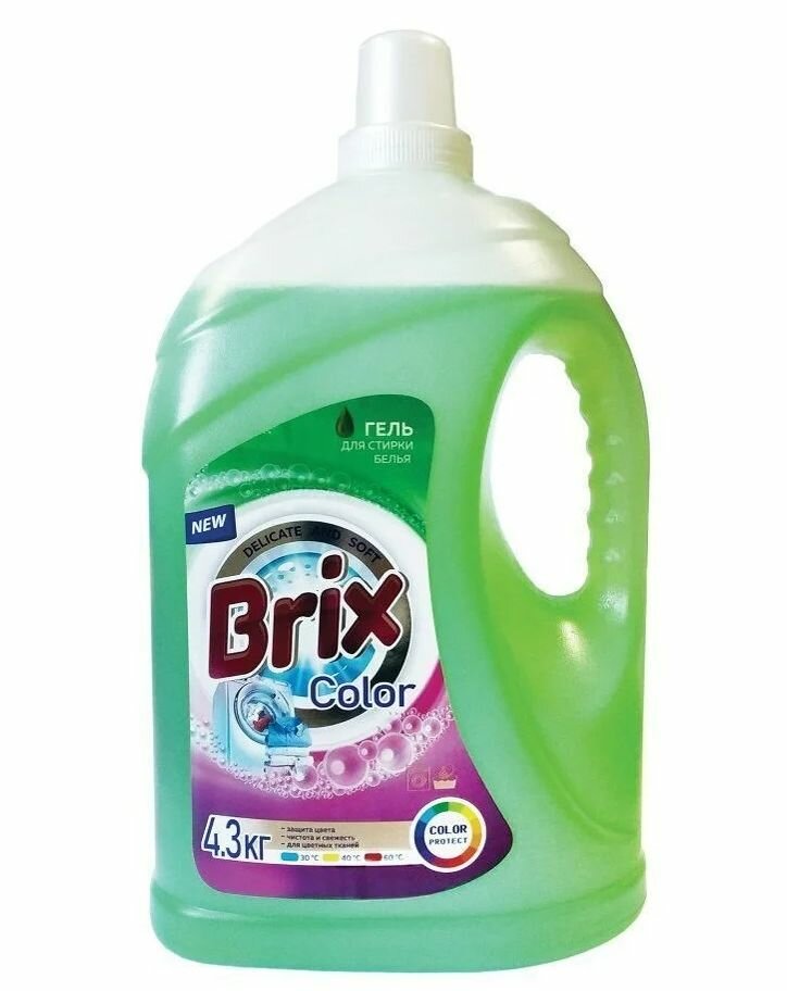 BRIX Гель для стирки белья Color, 4300 г/