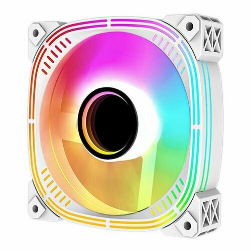 Вентилятор Alseye Luna-120-W-P ARGB 120х120x25 белый 4-pin Ret