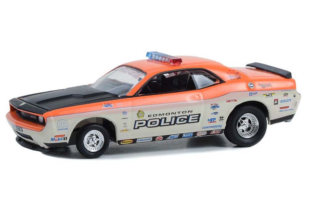 Модель коллекционная GREENLIGHT Dodge challenger r/t "edmonton police canada" 2008 (длина модели 6-10 см)