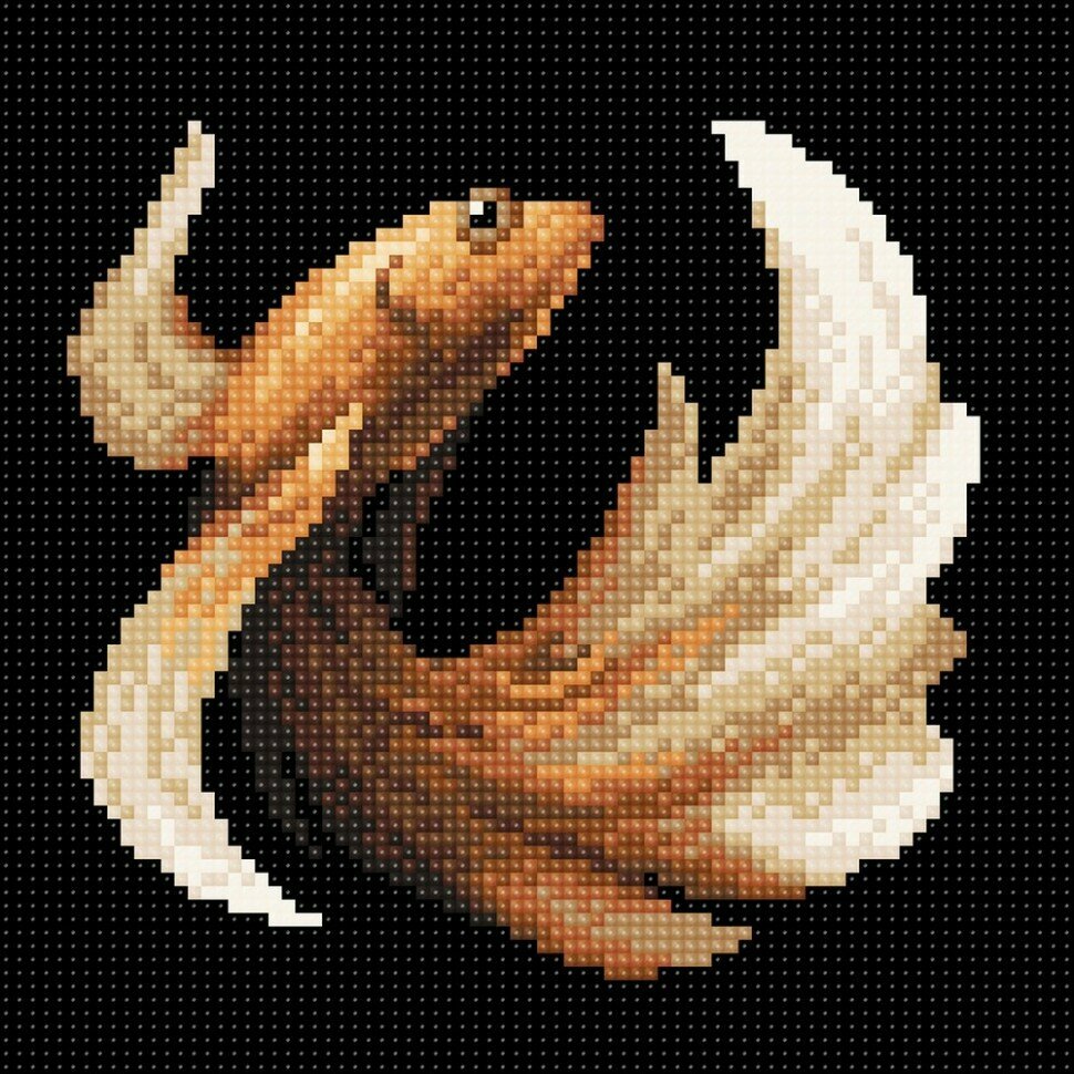 Набор Brilliart #МС-058 Рыбка золотая, Алмазная Мозаика, 20 x 20 см