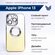 Чехол MejiPhone, противоударный, для Apple iPhone 13, желтый, полиуретан