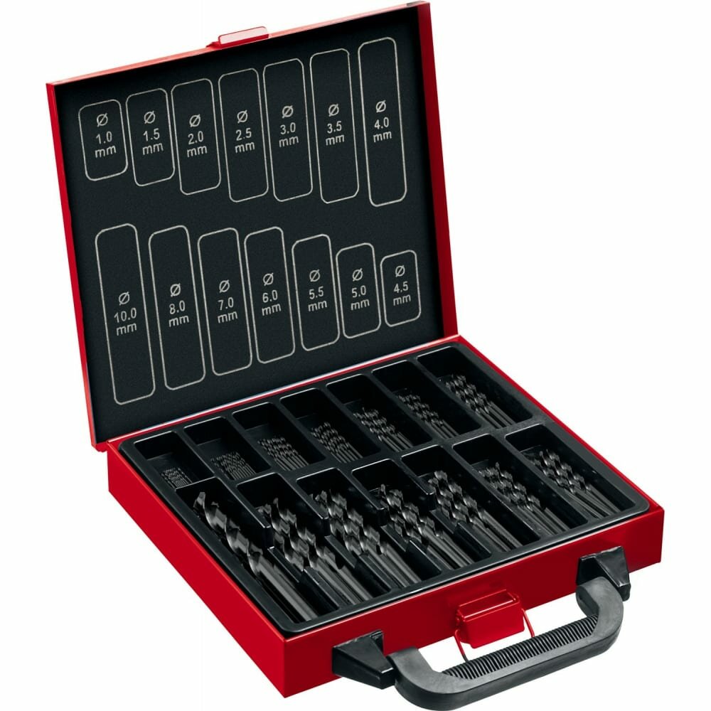 Набор сверл по металлу ЗУБР сталь Р4М2, 99 шт, 1-10 мм 29605-H99, 118 г