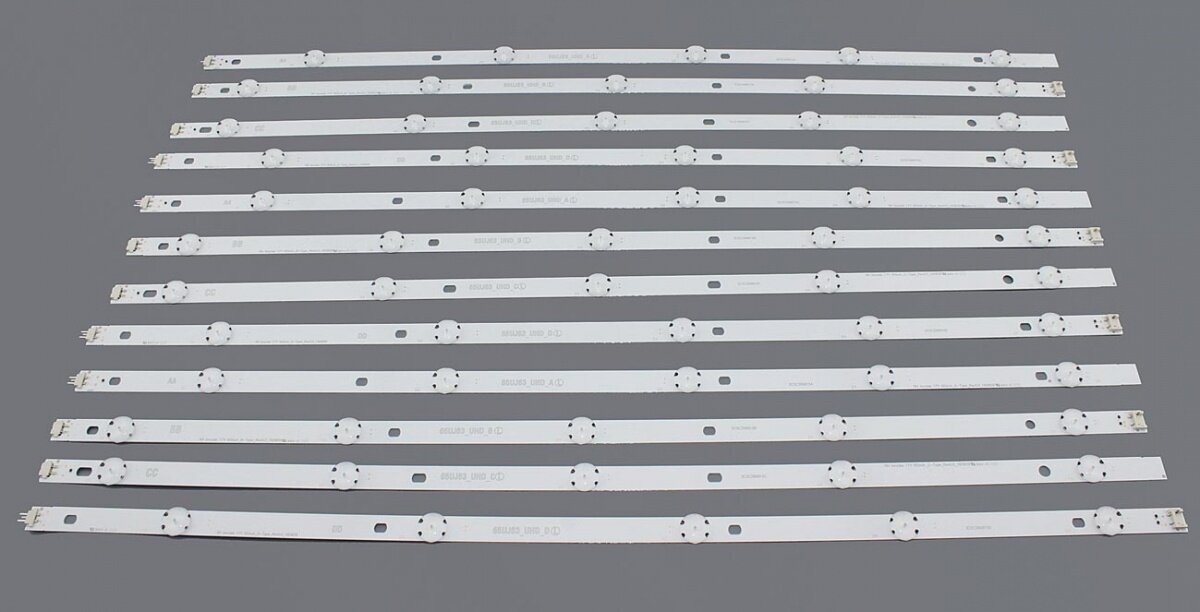 LED подсветка 65' LG 65UJ63_UHD_A RH Innotek 17Y A B C D (комплект 12шт)
