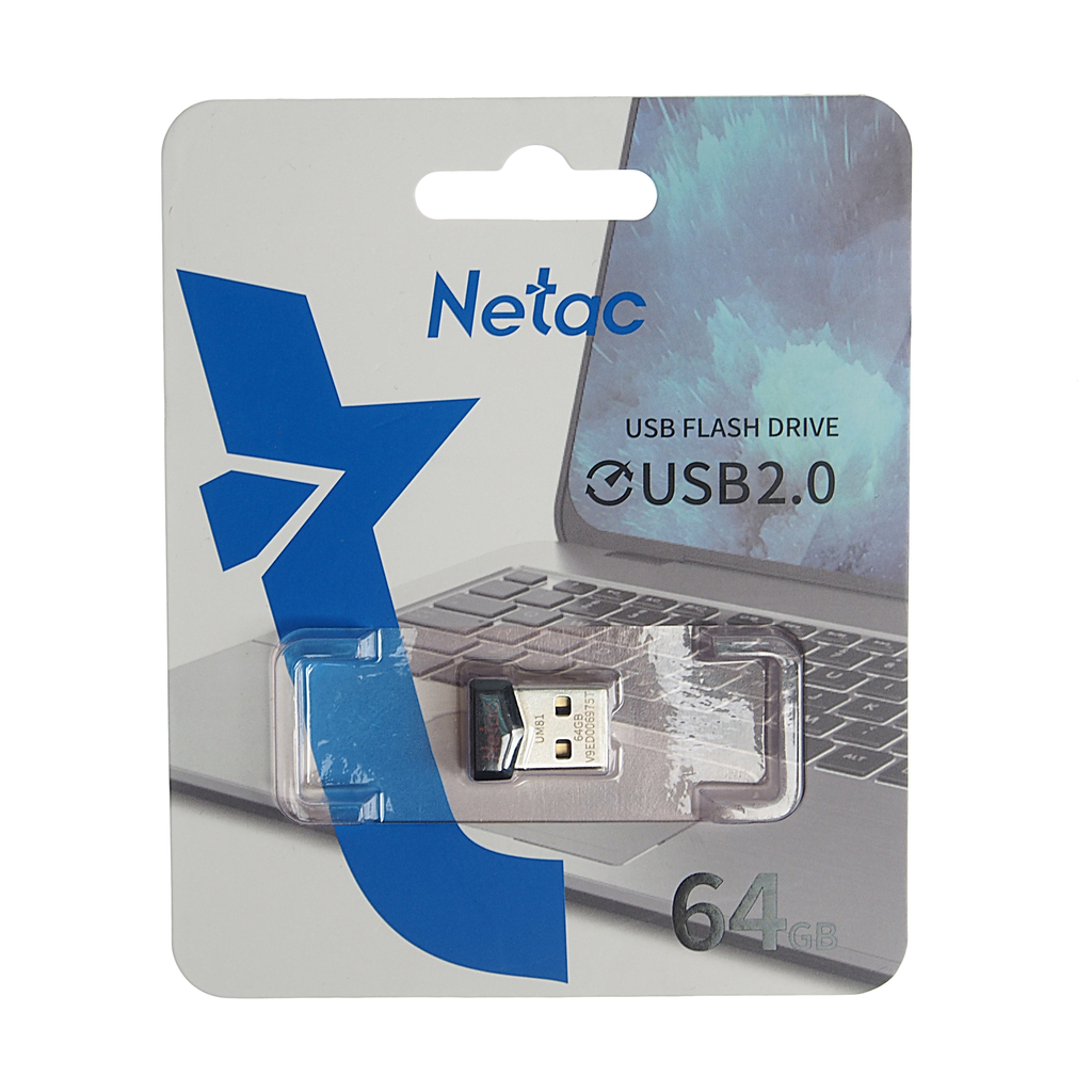 Карта памяти USB 64GB NETAC