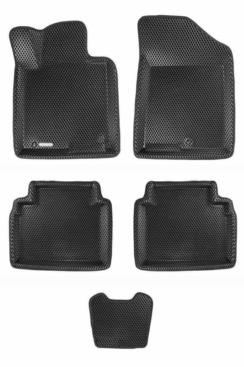 Euromat 3D Коврики в салон EVA 3D euro-std KIA Optima (2016-2020) / HYUNDAI Sonata VII (LF, 2014-2019) Euromat EM3DEVA-002929
