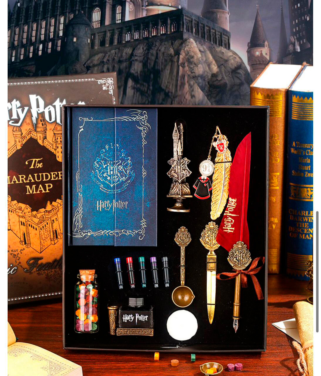 Подарочный набор для творчества и каллиграфии DAENERO, тематика Гарри Поттер (Harry Poter)