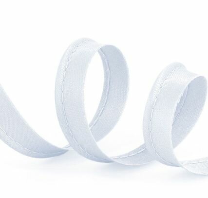 Кант атласный белый 12 мм * 5 метров