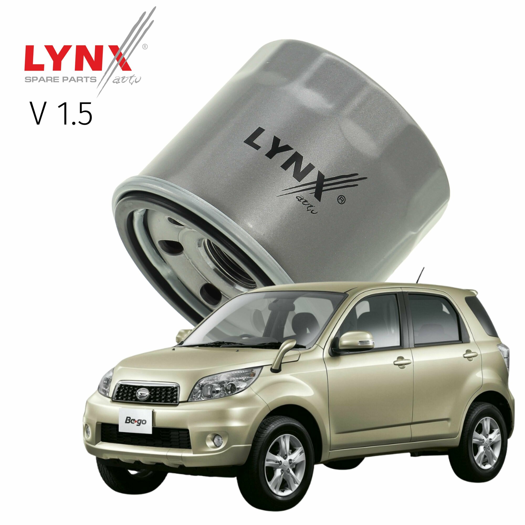 Фильтр масляный Daihatsu Be-Go (1) / Дайхатсу Би-Го 1995 - 2005 V1.5 3SZ-VE / 1шт LYNXauto