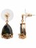 Серьги клипсы Lotus Jewelry, перидот, желтый