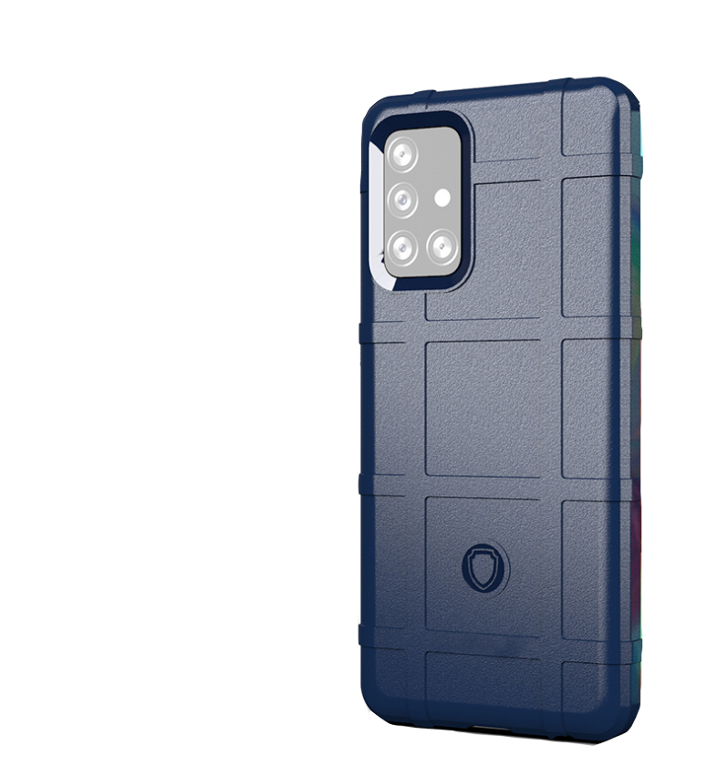 Чехол-бампер MyPads для Samsung Galaxy A72 5G (SM-A725F) 2021 противоударный усиленный ударопрочный синий