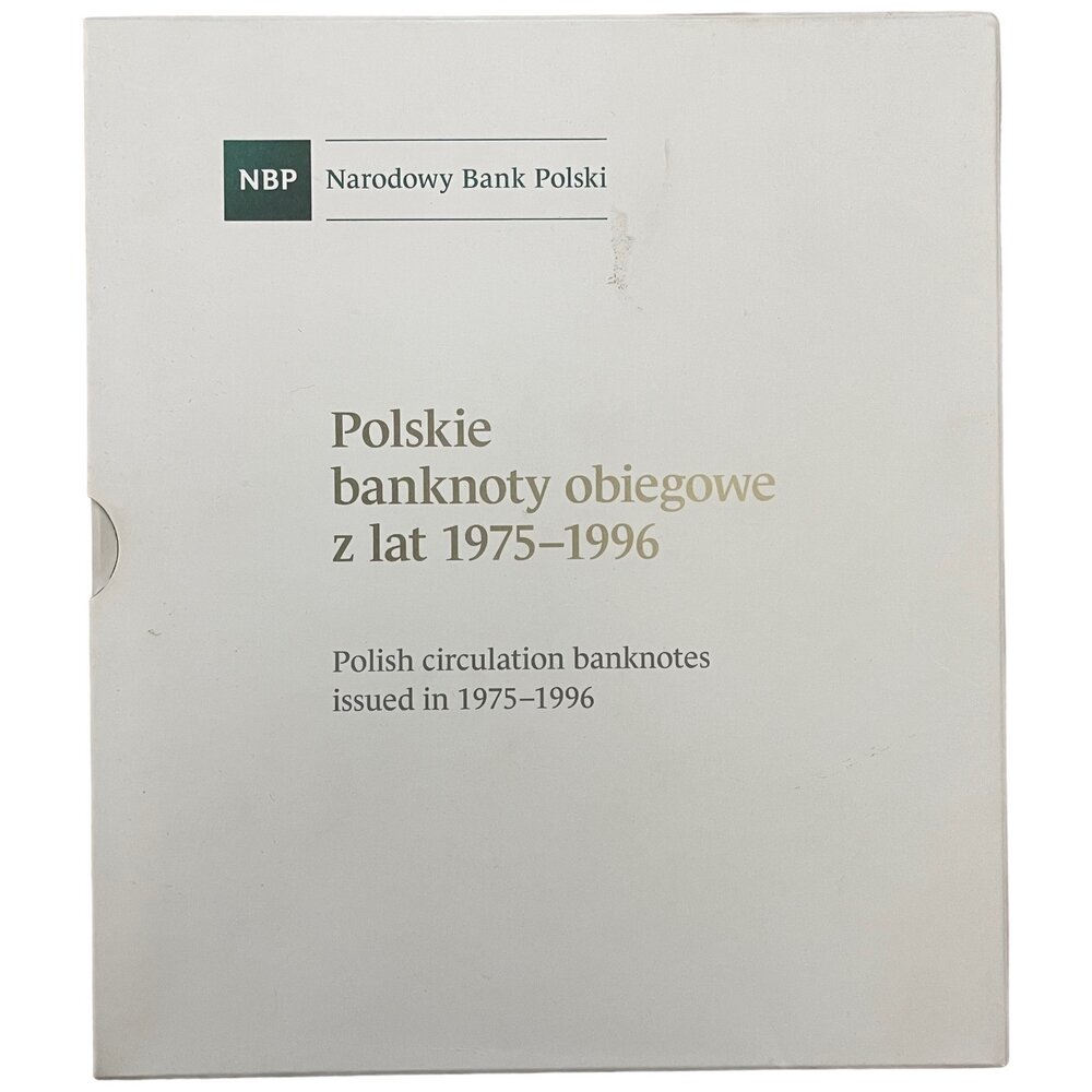 Польша, альбом для банкнот регулярного выпуска "Polskie banknoty obiegowe zlat 1975-1996" 1996 г.