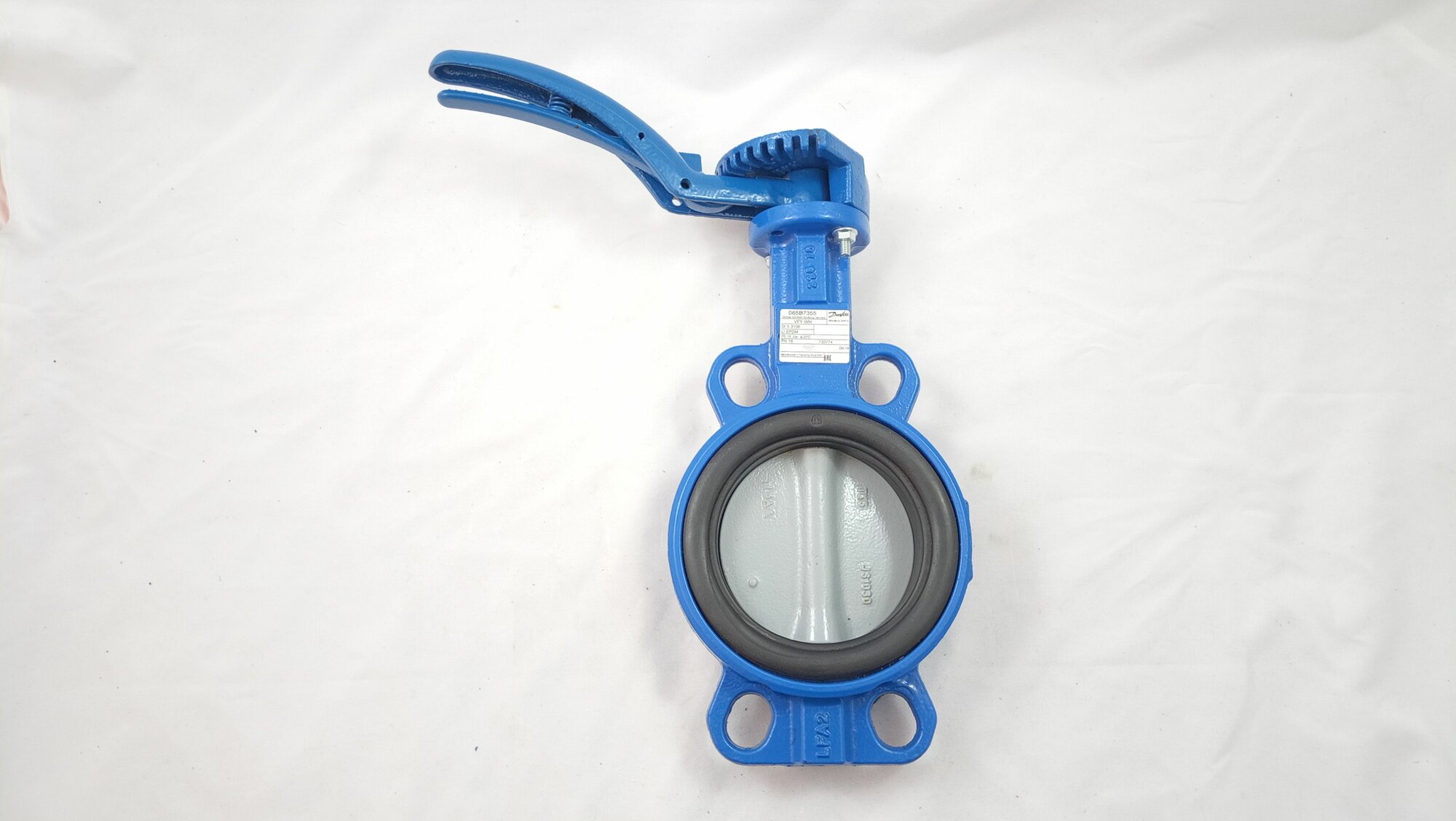 065B7355 Затвор дисковый VFY-WH, фланцевый, Ду 100 мм, kvs 496 м3/ч, Py 16 бар, Тмакс 120 С, 2-ходовой