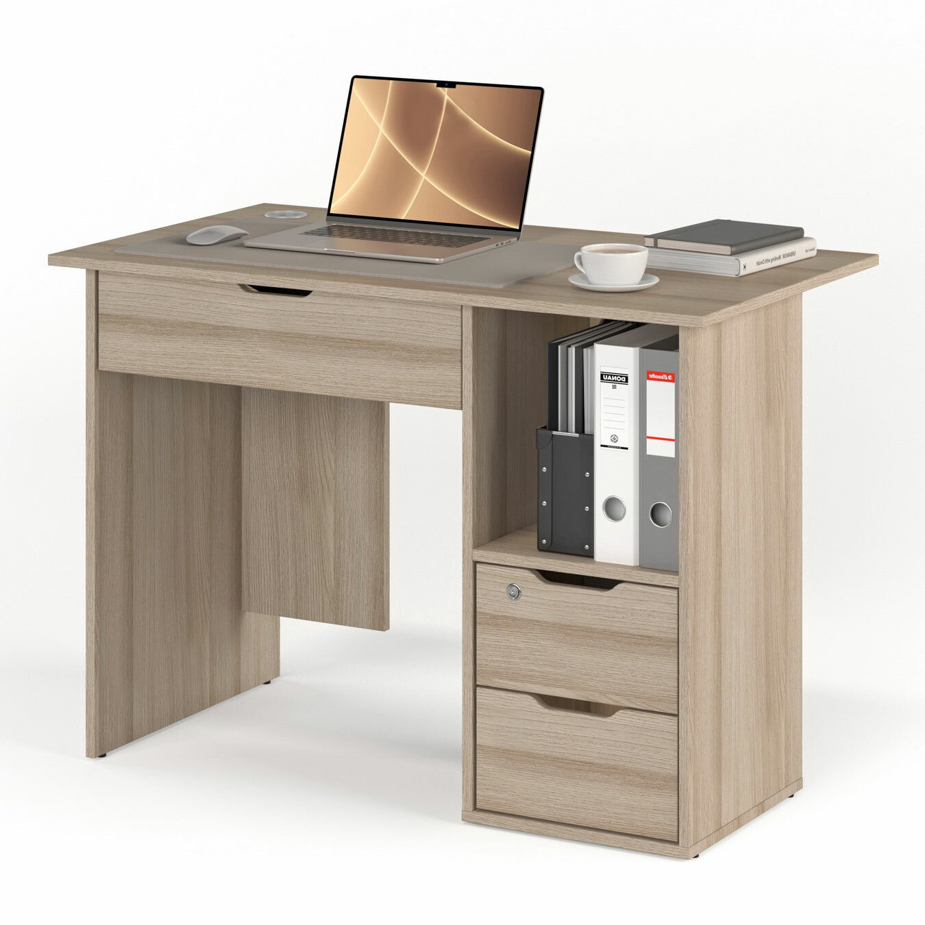 Письменный стол 007062ПЯ (цвет: ясень шимо светлый)