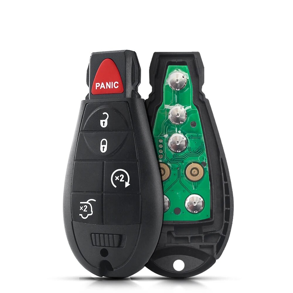Смарт-ключ KEYYOU для Chrysler M3N5WY783X, 433 МГц, 4 кнопки, дистанционный Автомобильный ключ для Jeep Grand Cherokee, Chrysler 300, Dodge model 6