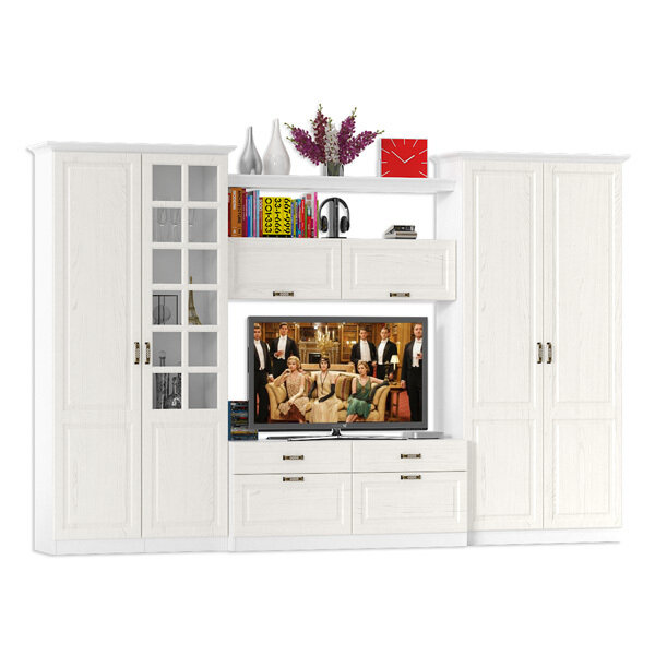 Ливерпуль Набор мебели 4, цвет ясень ваниль/белый