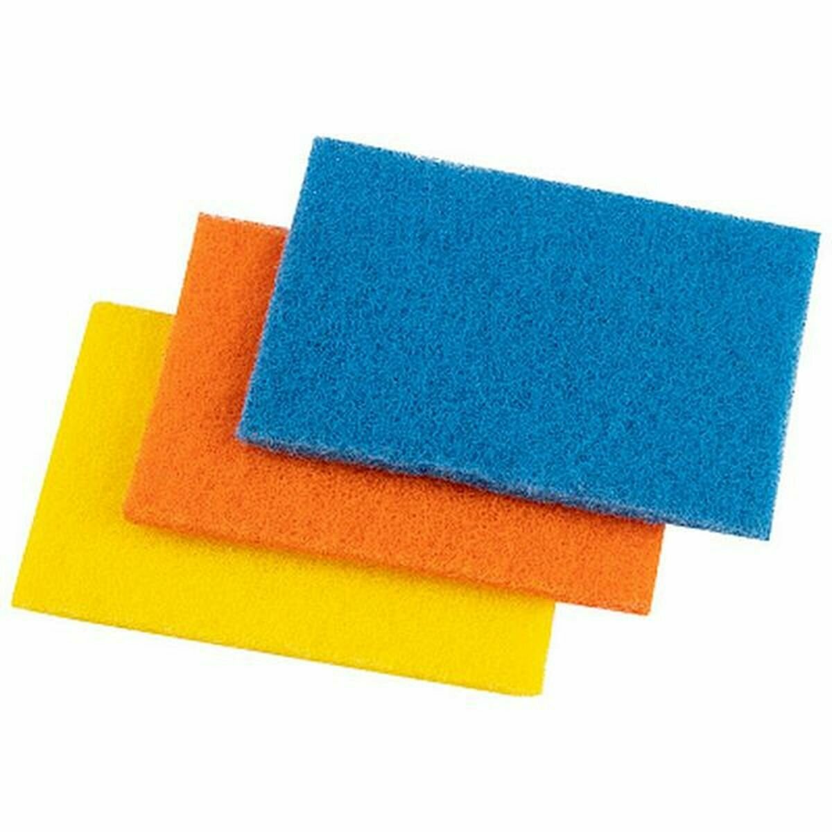 Губка абразивная 100*140 мм, 3 шт.