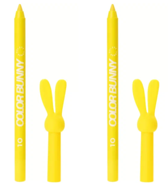 Карандаш гелевый для глаз Love Generation Color Bunny, тон 10 желтый, 1,3 г, 2 шт