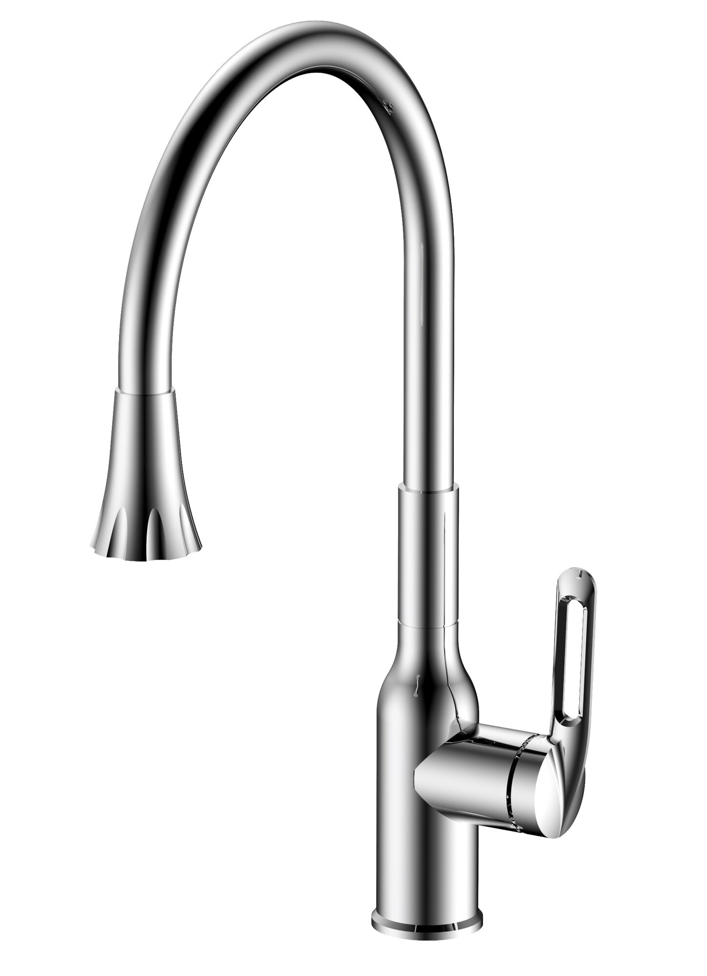 Смеситель для кухни Haiba HB42830, хром