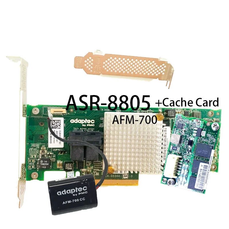 Карта контроллера Adaptec ASR-8805 PCI-E 3,0 SAS/SATA/SSD RAID 12 Гб/с