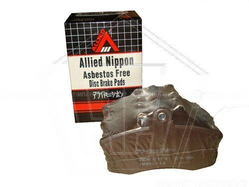 Колодка тормозная передняя ваз 2108-15, 1117-19, 2170-72, 2190 (к-т) "allied nippon" (2108-3501080)