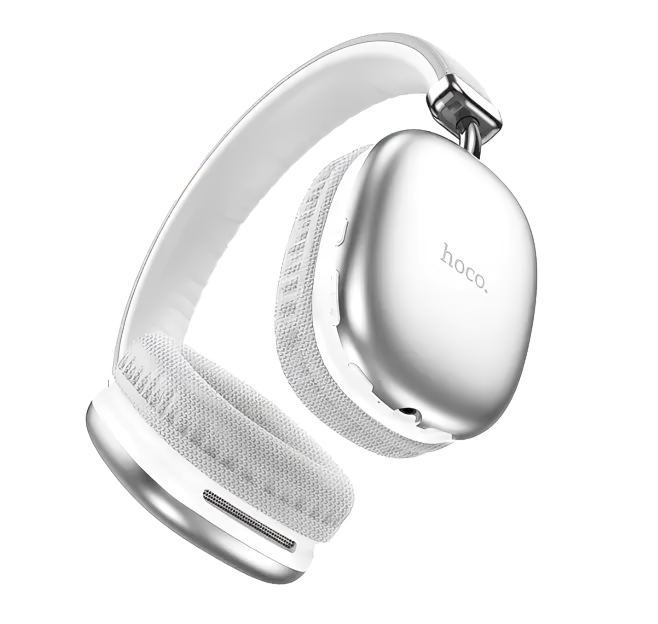 Беспроводные полноразмерные наушники HOCO с Bluetooth 5.3/ Silver