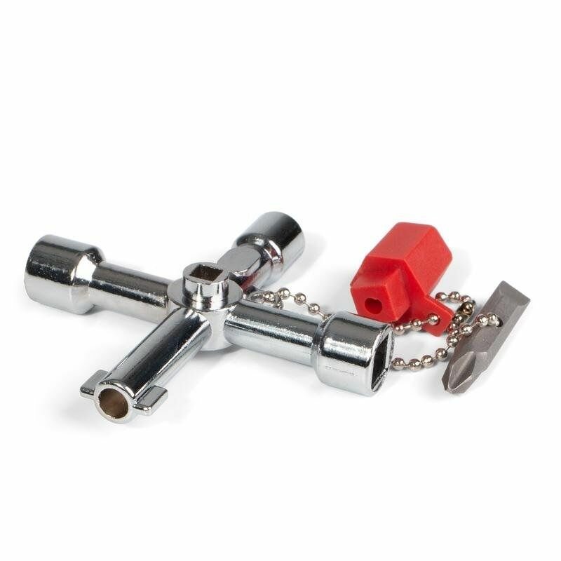 Ключ для электрошкафов КВТ КЭШ-5, серия Мастер, 72 мм, треугольник, полумесяц