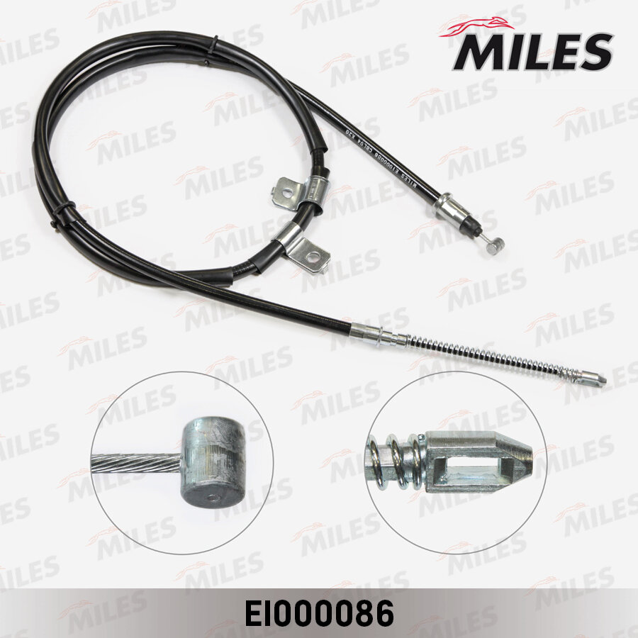 Трос стояночного тормоза CHEVROLET LANOS 05- правый