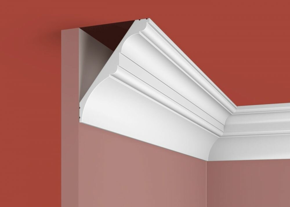 Карниз Cosca Экополимер KX013 В95хШ75хД2000 мм / Коска.