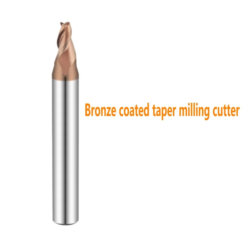 Встроенный керамический конусный Фрезерный резак с покрытием Processed steel, 0.5X20dX4.8XD4X50X2T