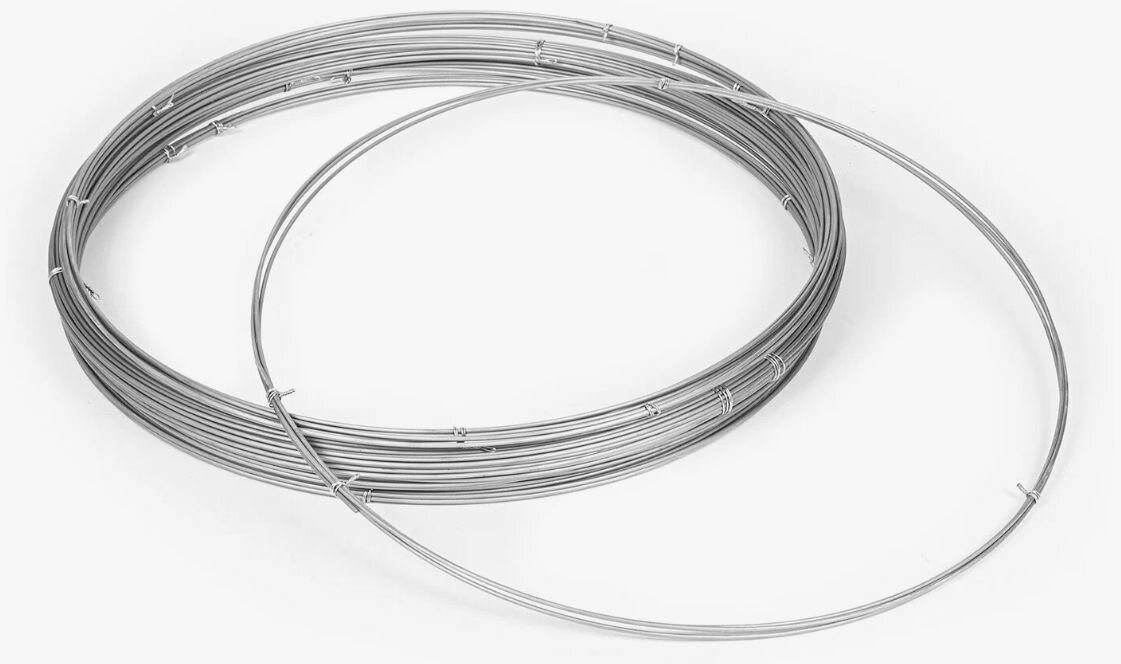 Проволока мягкая нержавеющая 1,2 мм, 12х18н10т в бухте 3м