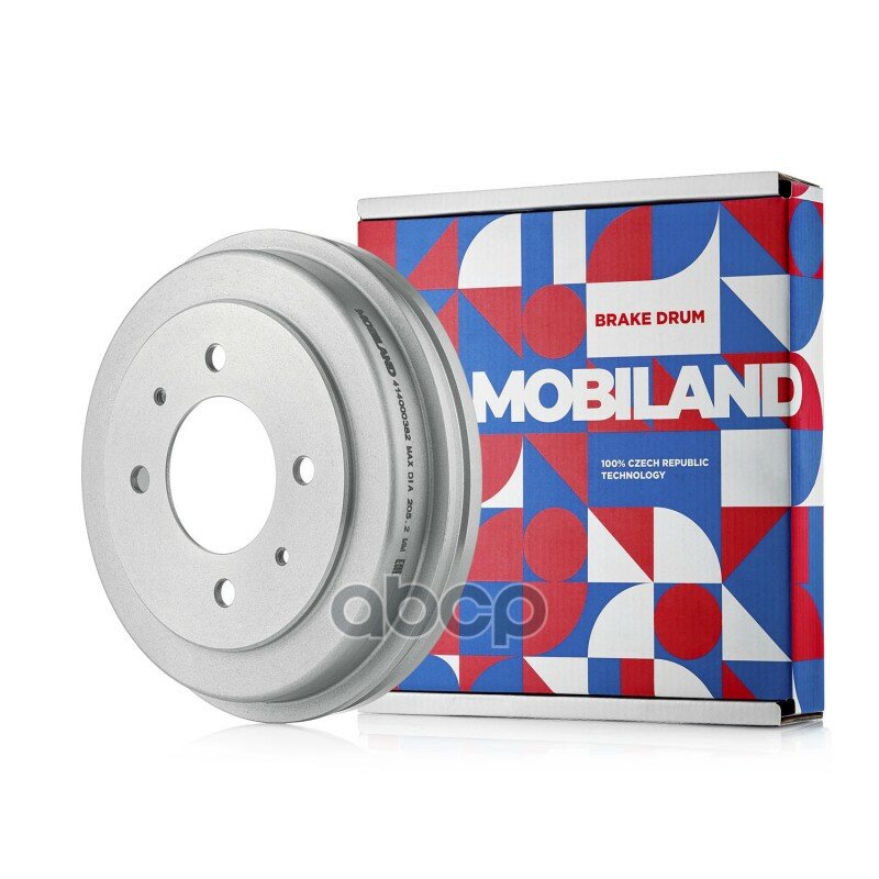 Барабан тормозной для а/м HYUNDAI ELANTRA III (XD), ELANTRA III седан (XD) MOBILAND арт. 414000382
