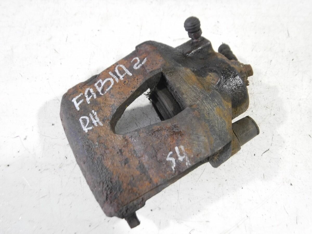 Суппорт тормозной передний правый Skoda Fabia II рестайлинг (2010—2014) 1K0615124D