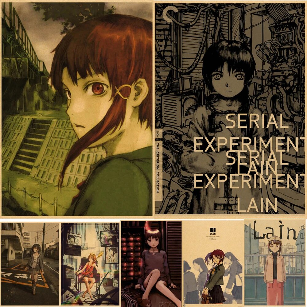 Плакат Serial Experiments Lain, 42x30см, цвет 89933 — фото 1