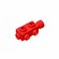 Красный кубик Lego 1x2x2/3, Цвет: 010
