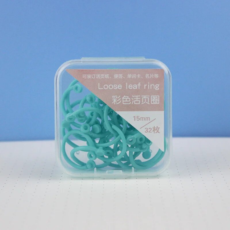 Пластиковые многофункциональные кольца PYWNJU Green 32 Pcs