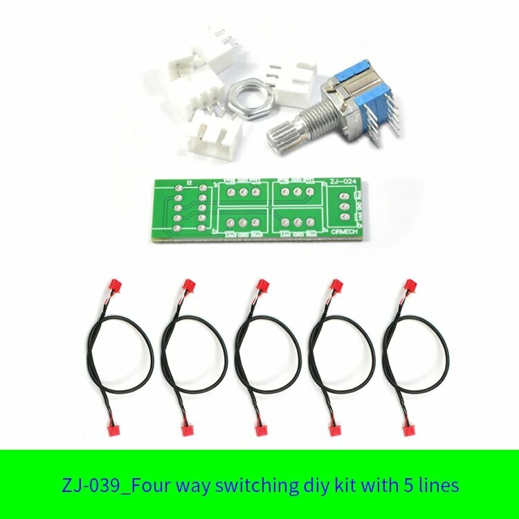 DIY 4-х позиционный переключатель с 5 проводами ZJ-039