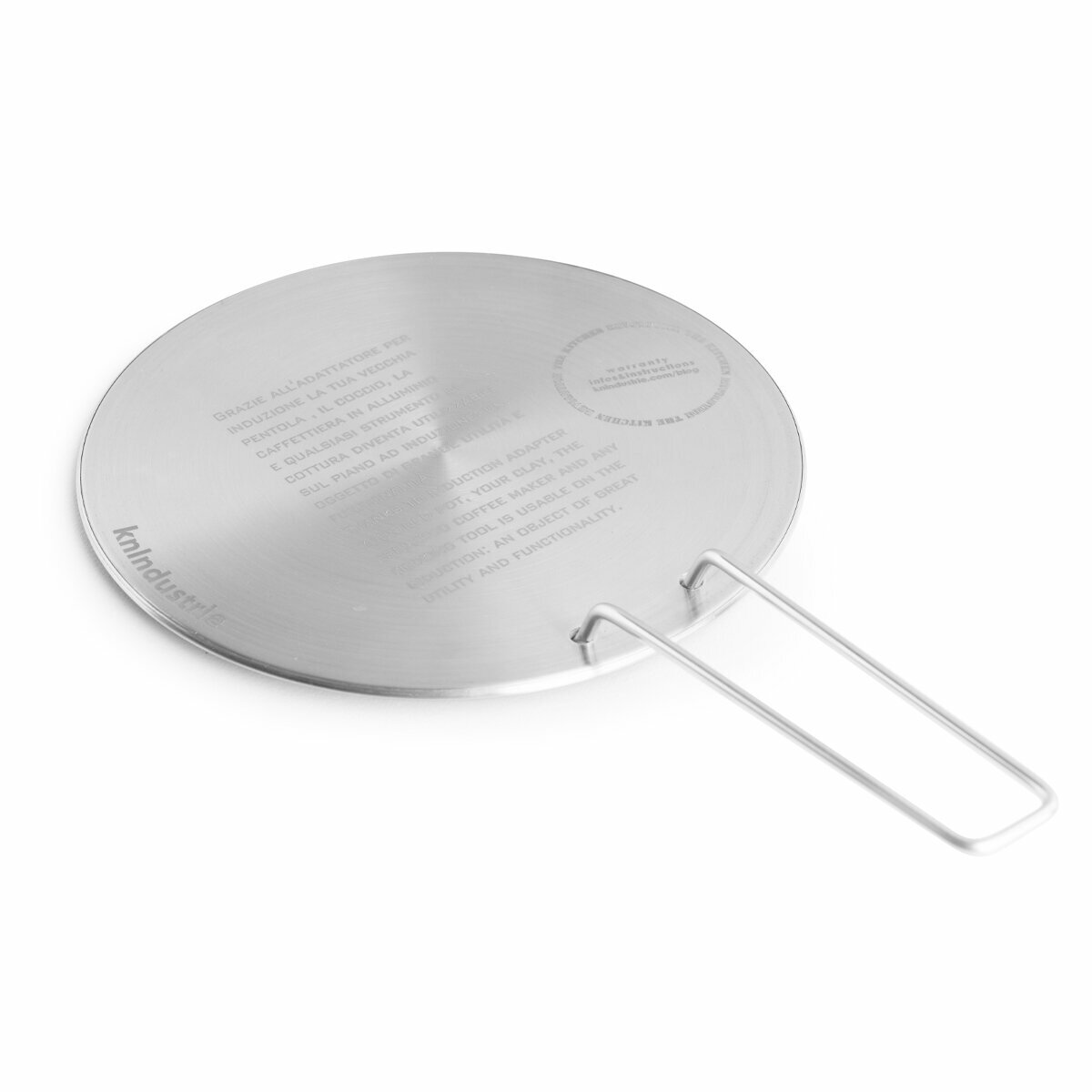 Адаптер для индукционных варочных панелей KNIndustrie ABCT, нержавеющая сталь