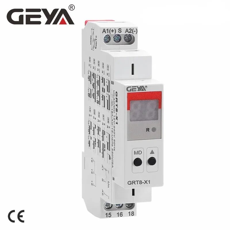GEYA GRT8-X Многофункциональное реле таймера 16 А GRT8-X1 AC230V