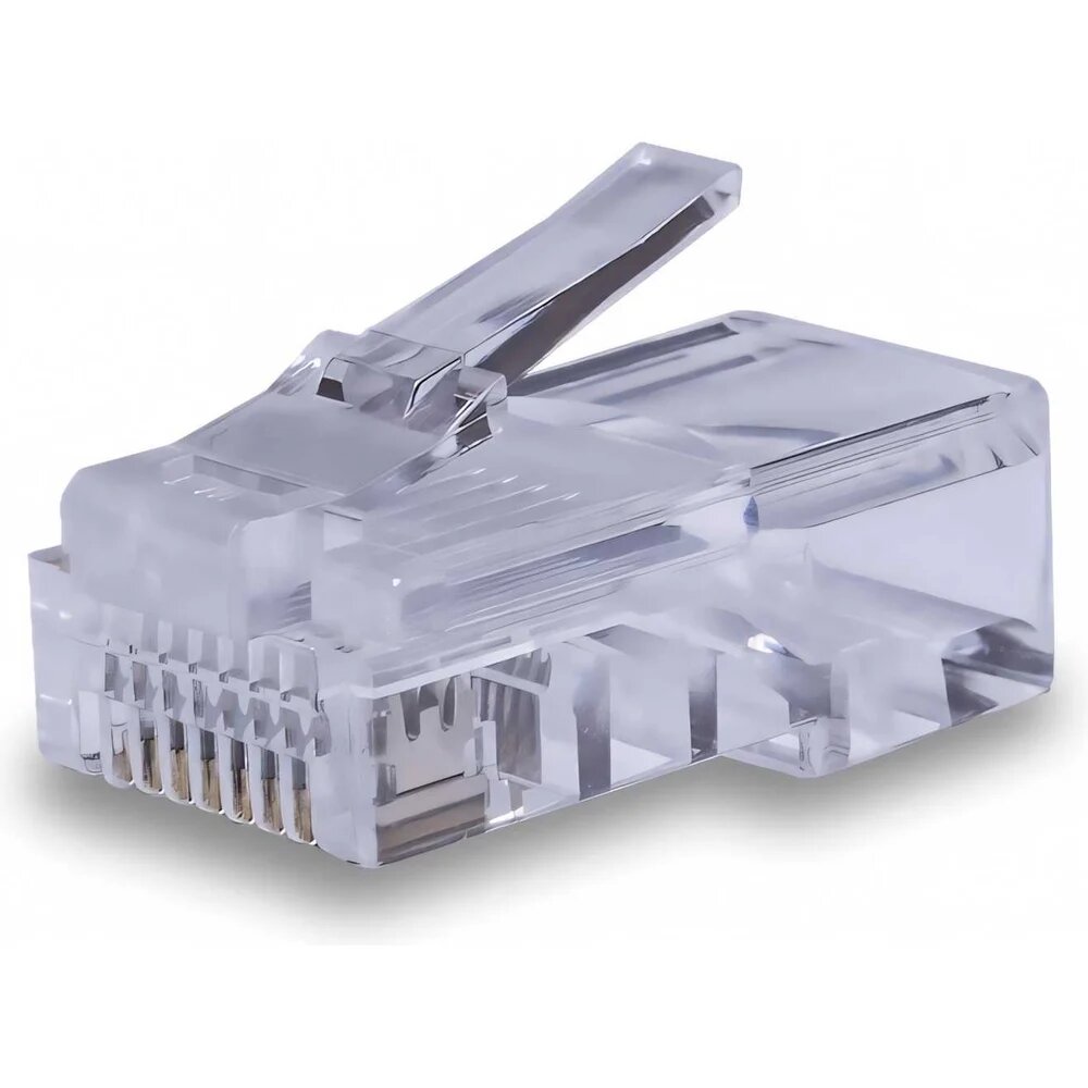 Коннекторы SUPRLAN 8P8C U/UTP Cat.5e /RJ-45/ /100 pcs/ 10-0209, белый, универсальный