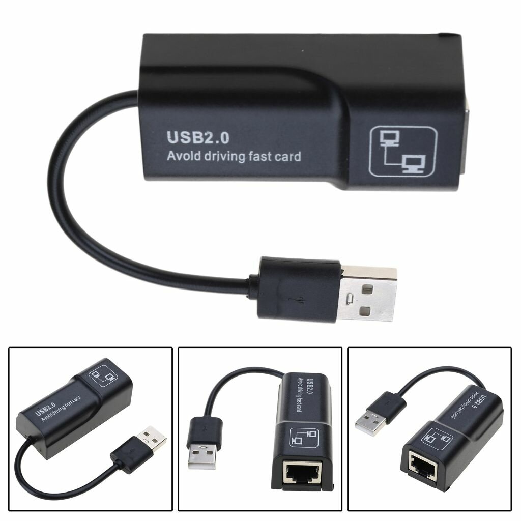 USB-адаптер Ethernet 10/100 Мбит/с — фото 1