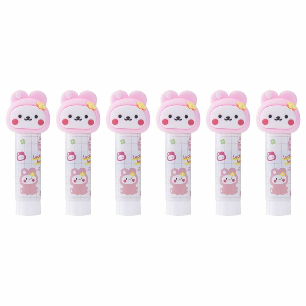 6 шт, твердый клей-карандаш высокой вязкости, стабильный после наклеивания прочных клеев для школьников