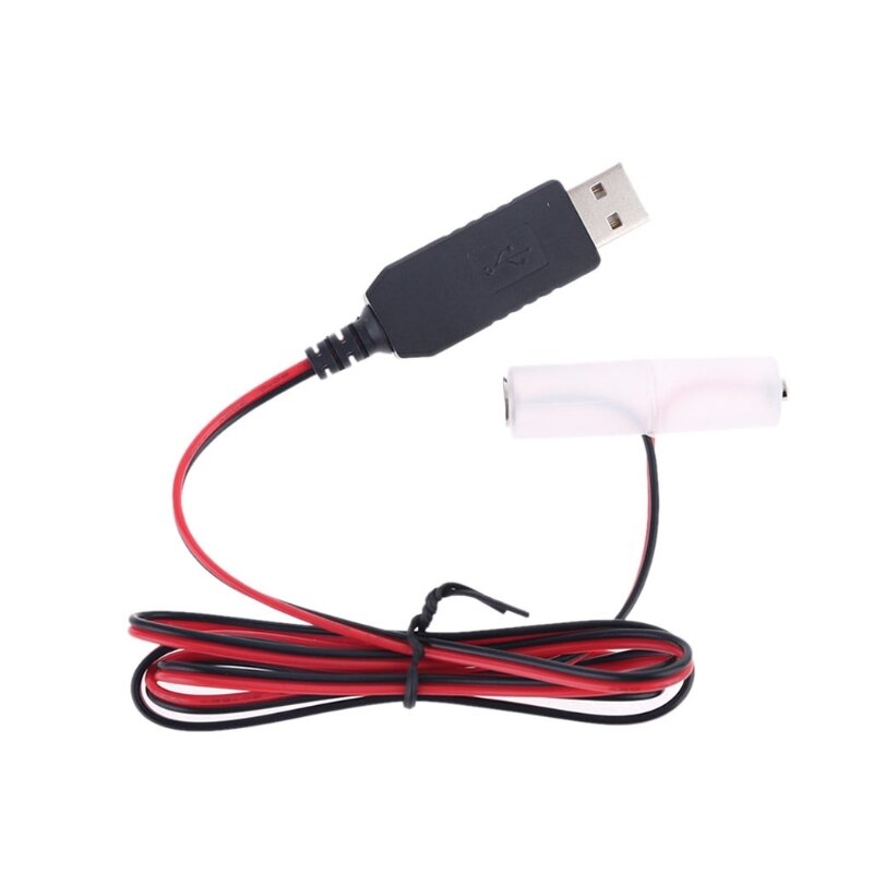 Кабель для стирания батареек AA USB, 2м, 1,5В