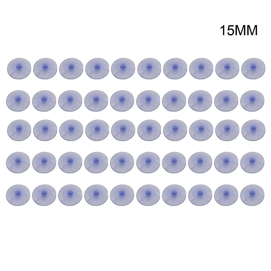 50xClear Присоски Без Крючков Пластиковая Присоска для Стеклянных Столешниц Многоразового использования