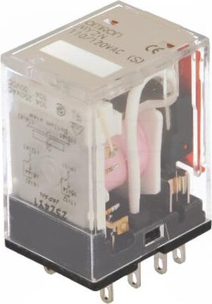 Реле OMRON MY2N AC110/120 (S) Реле: электромагнитное DPDT Uобмотки: 120ВAC 10A/220ВAC 1,2ВА 1шт