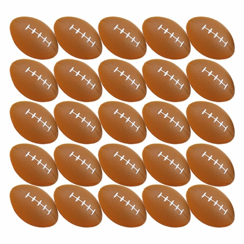 1 упаковка по 25 штук, футбольная сетка для регби, поролоновая губка pinch-коричневая для регби
