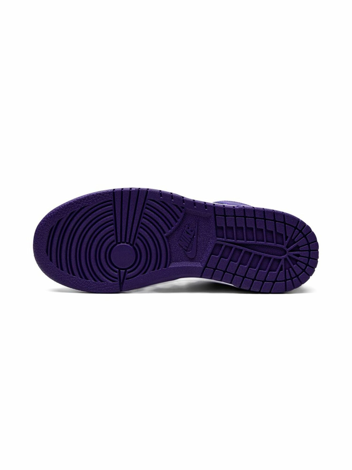 Кроссовки NIKE Dunk High, размер 31 EU, бежевый/белый — фото 1