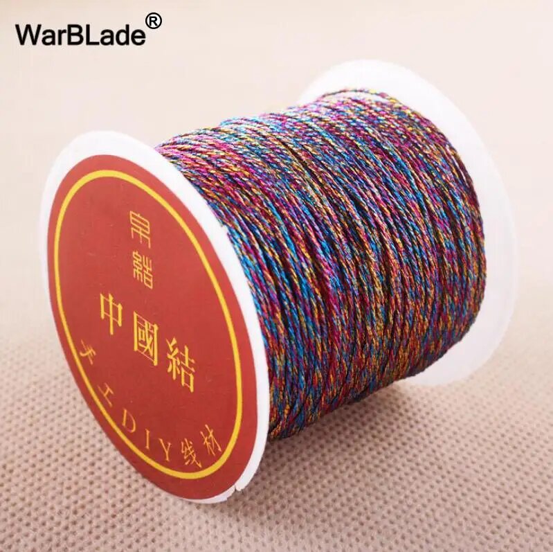 WarBLade Нейлоновый шнур для бижутерии 0.2-1 мм 0.6mm About 34m, deep colorful