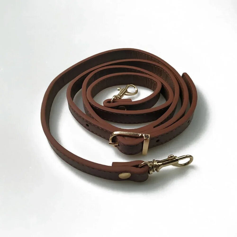 Кожаный ремешок на плечо 120 см