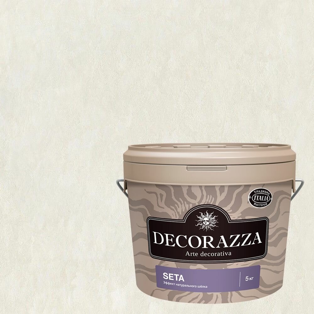 Декоративная штукатурка с эффектом натурального шелка Decorazza Seta (5кг) ST 11-112