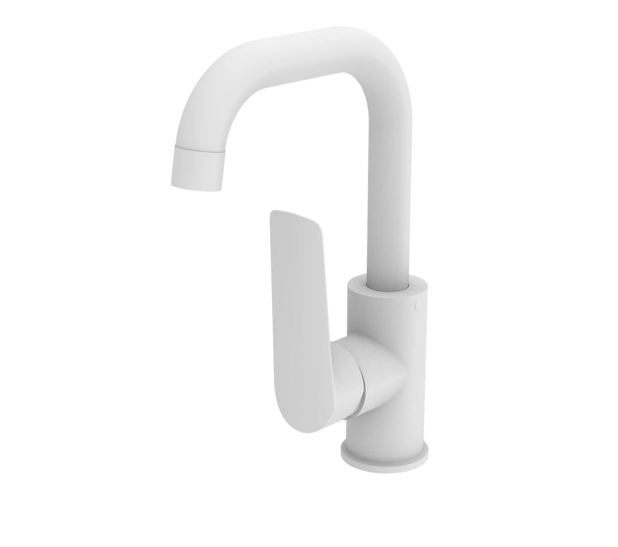 Смеситель для раковины и кухни ESKO Lagos LG26MW белый поворотный